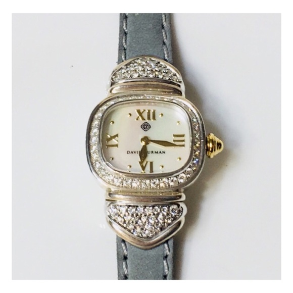 David Yurman | Accessories | David Yurman Sterling 8k Diamond Watch ...